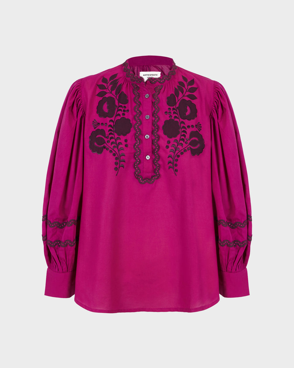 Antik Batik, Colette Blouse Berry – Cabana Magazine