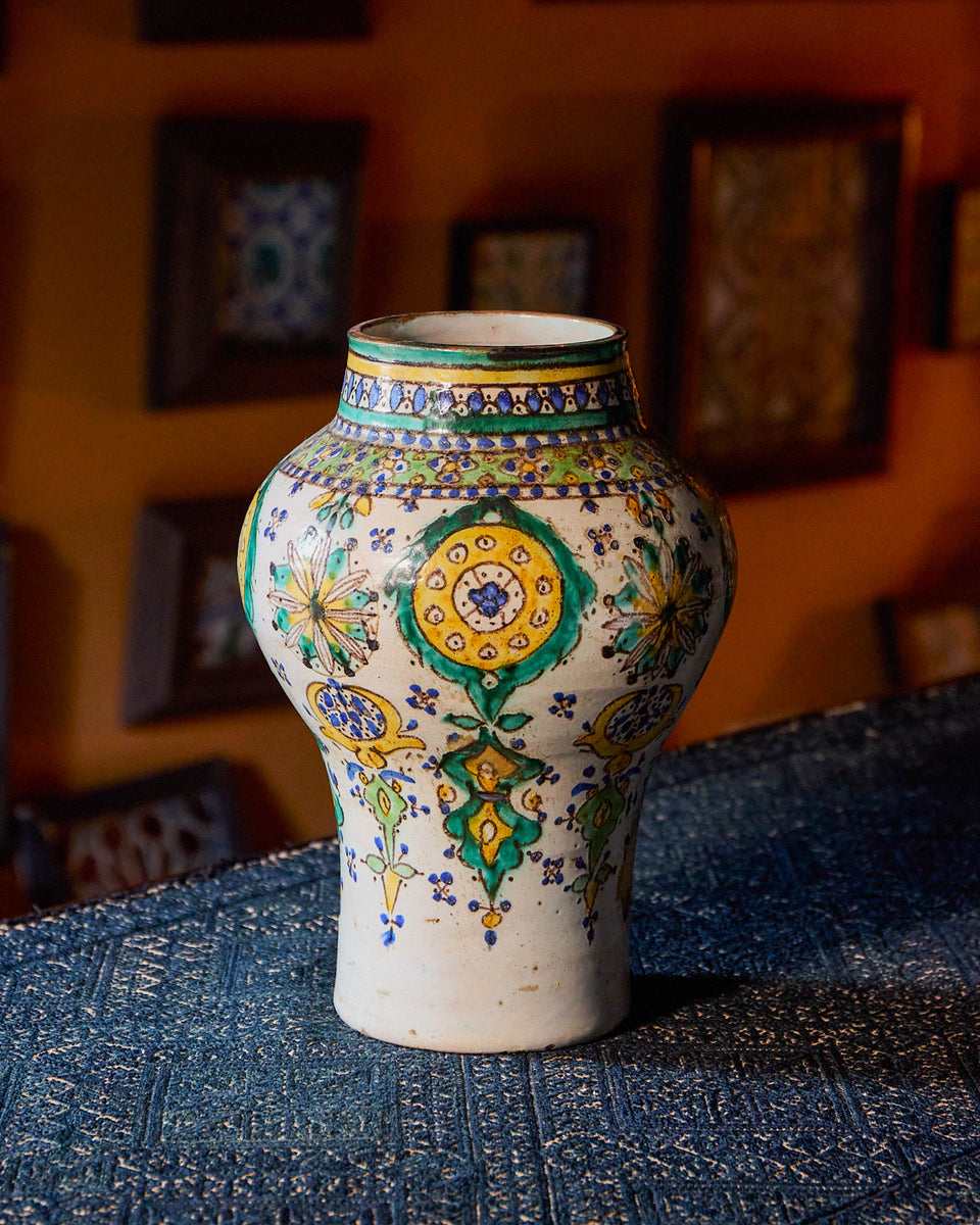 A Polychrome Khabbiya Vase Morocco, Fez, 19th Century – Cabana Magazine