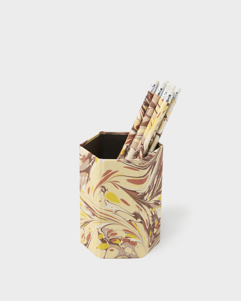 Marbled Pencil Holder Set, Rabat – Cabana Magazine