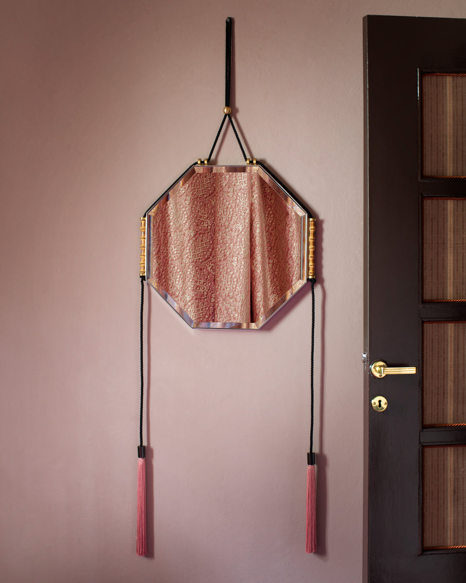 Octagonal Fumé Wall Mirror by Giuseppe Porcelli, GP04A – Cabana Magazine
