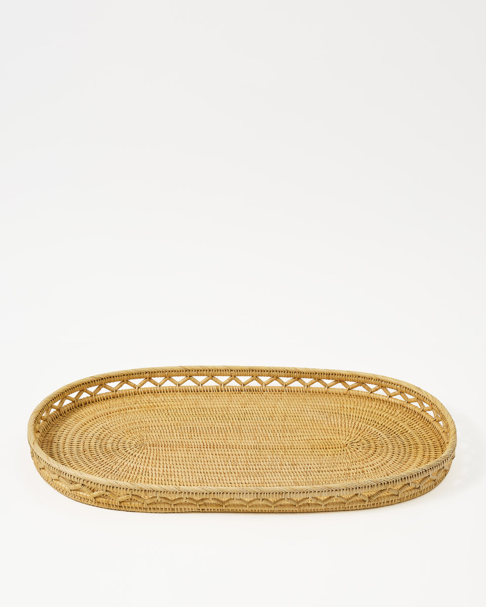 Rattan Sabbia Oval Tray, Large – Cabana Magazine