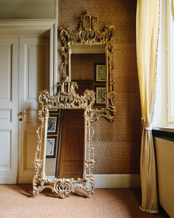 Pair of Gilt Pagoda Mirrors – Cabana Magazine